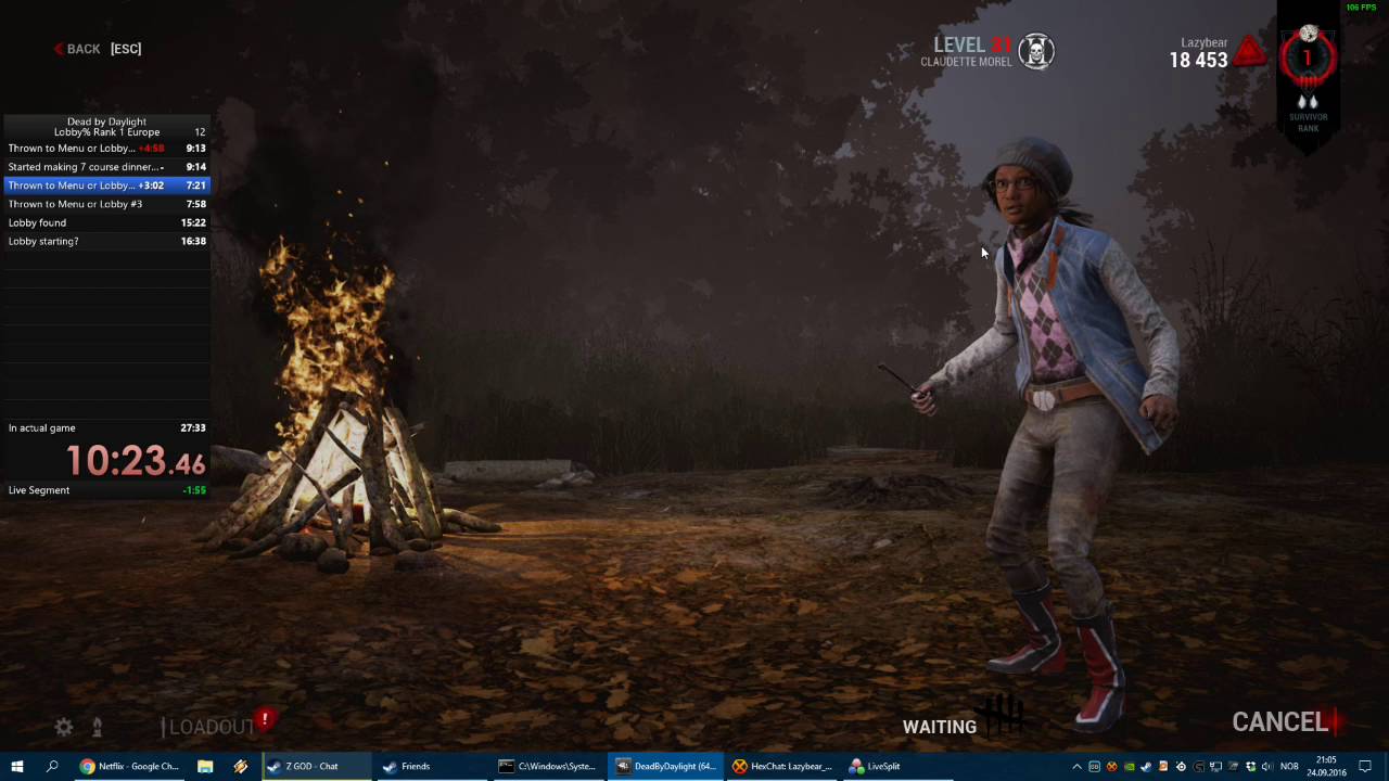[WR] Dead by Daylight Lobby EU% 15:44 - YouTube