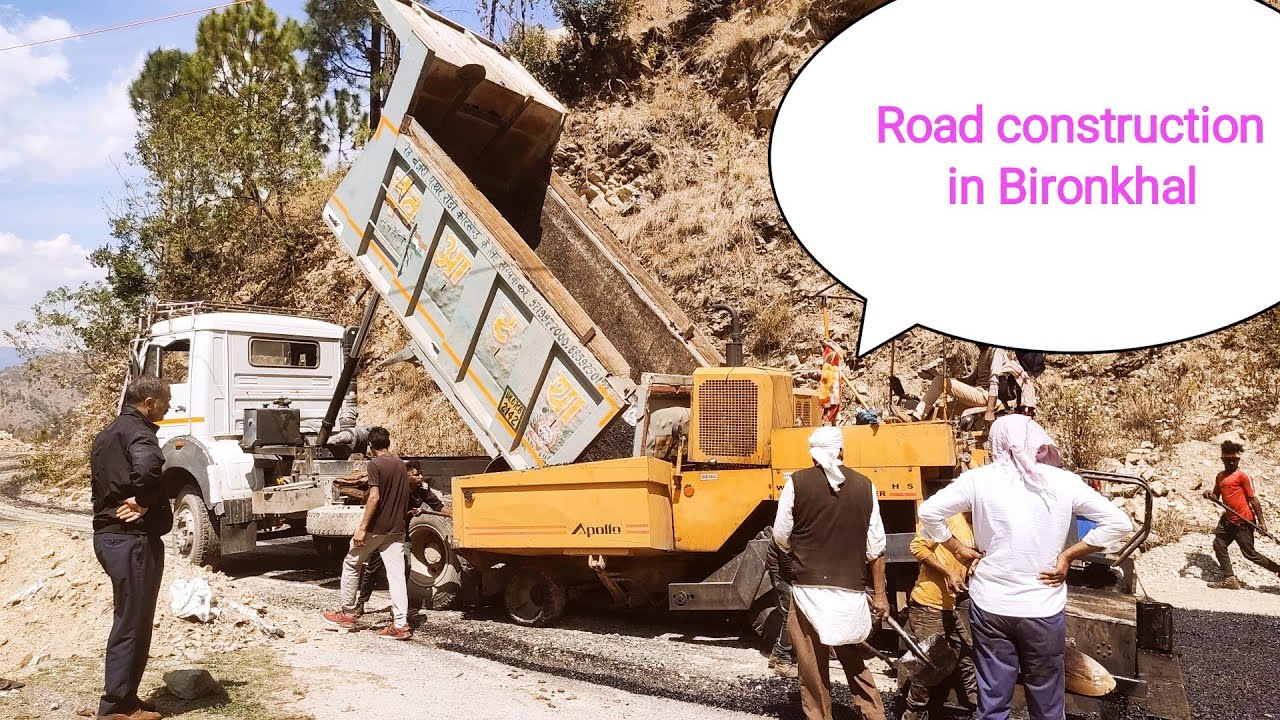 Road construction in Bironkhal ll making road ll kala road ll road ...