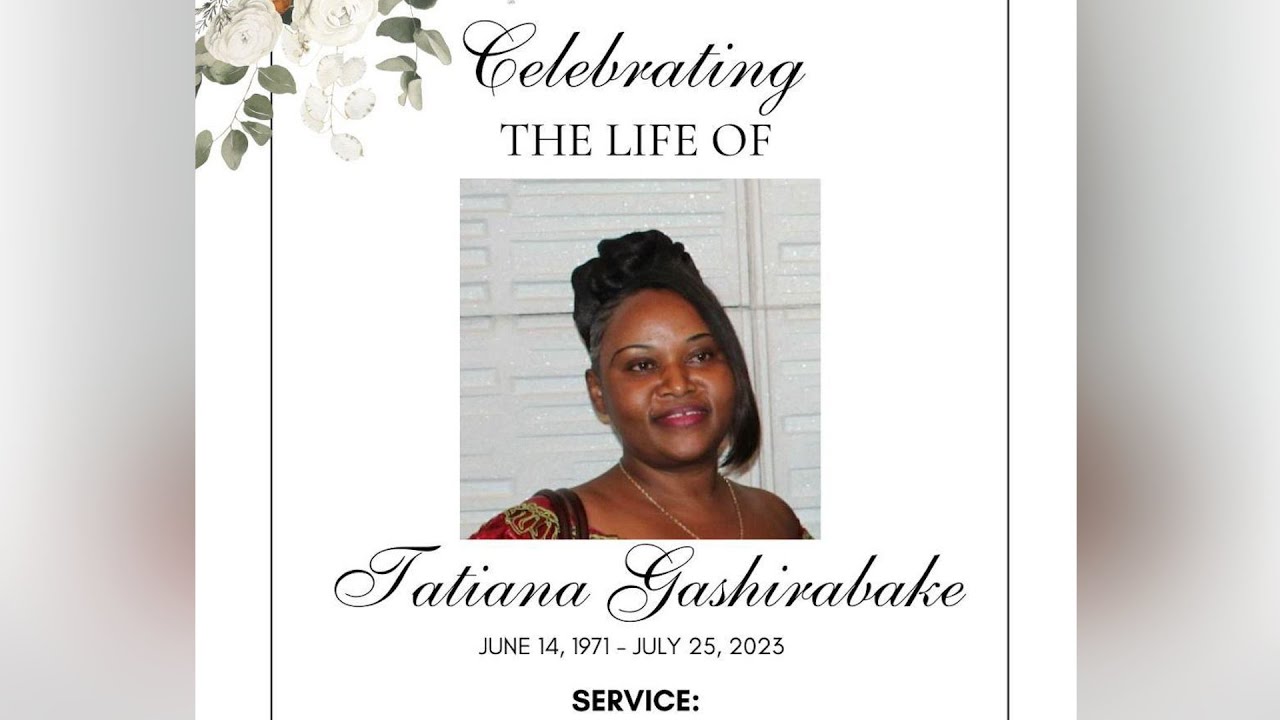 Celebrating Life of TATIANA GASHIRABAKE - Montreal - YouTube
