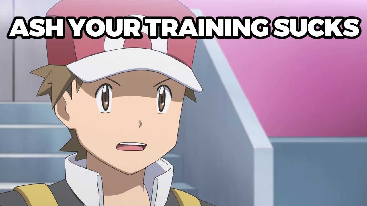 Ash and Red compare training tactics - YouTube