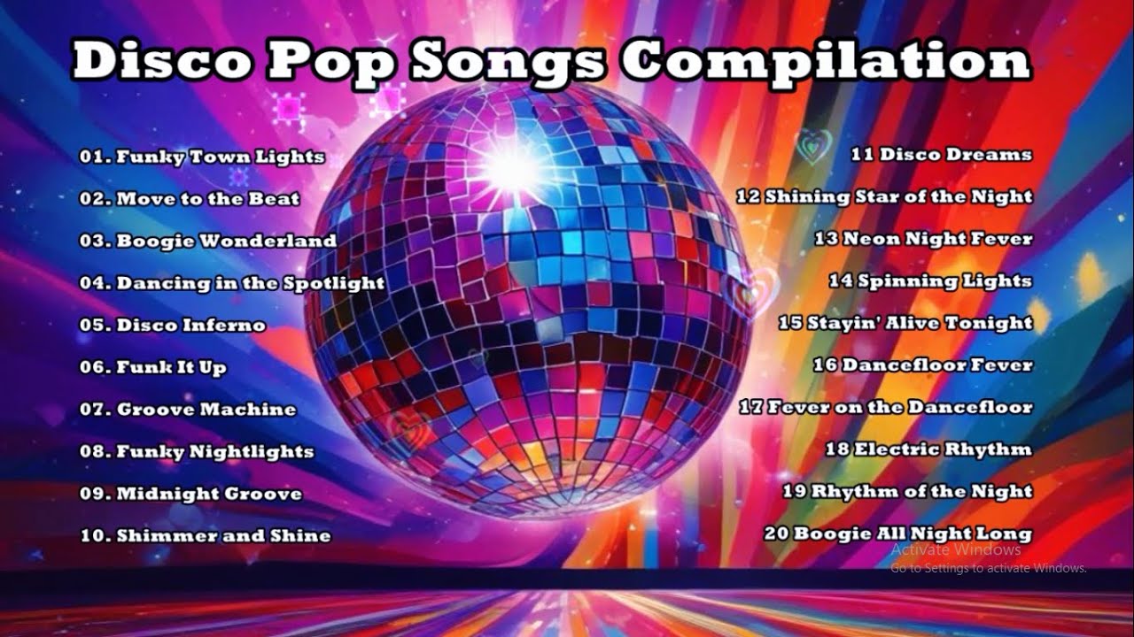 Disco Pop Songs Compilation - YouTube