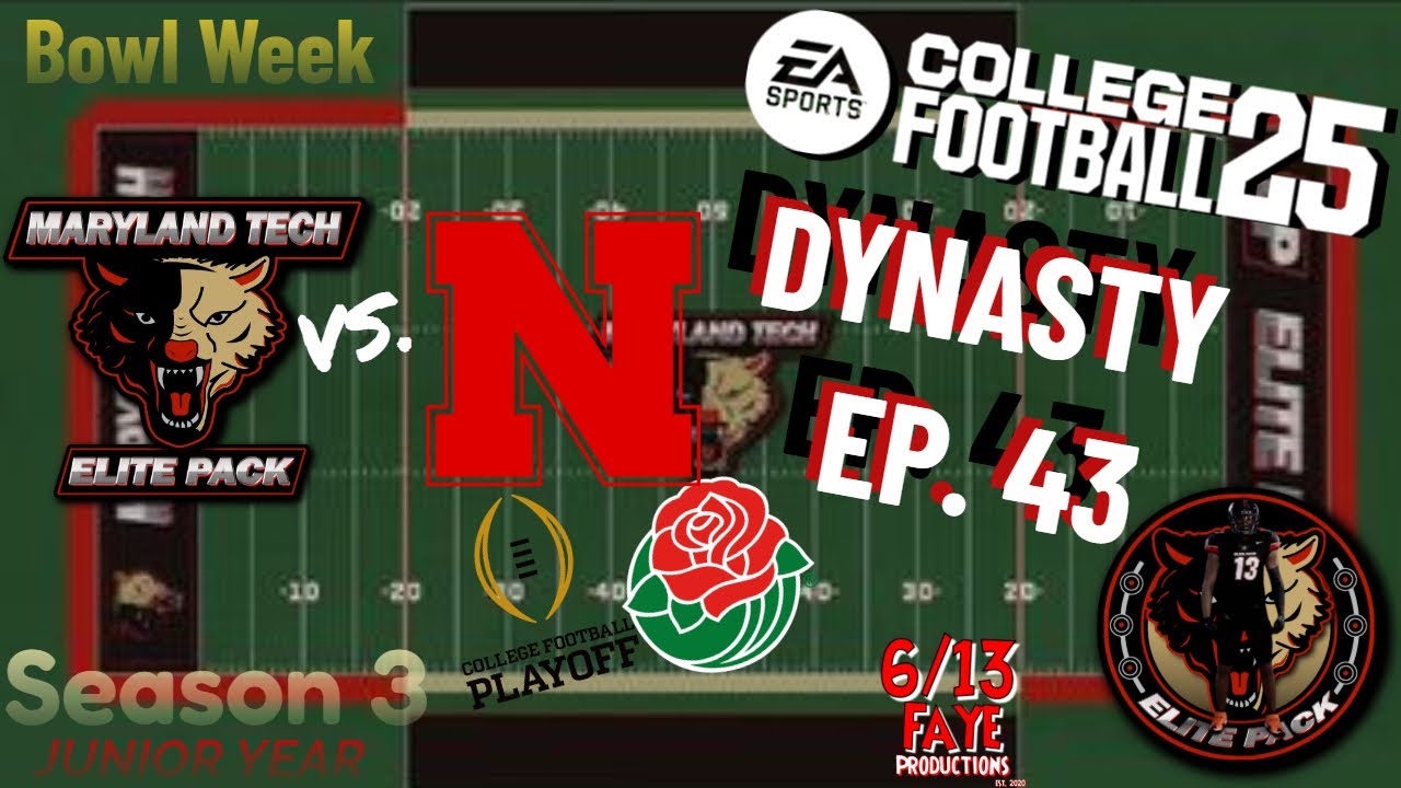 I Created a College Football Program | Ep 43 - Maryland Tech EA College ...