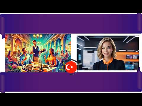 Restoranda Kolay Türkçe Konuşmalar | Yemek Siparişi | Türkçe Öğreniyoruz 34
