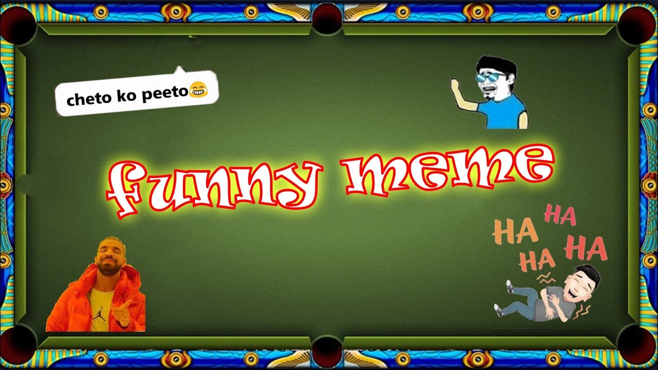 8 ball pool funny meme-1 - YouTube