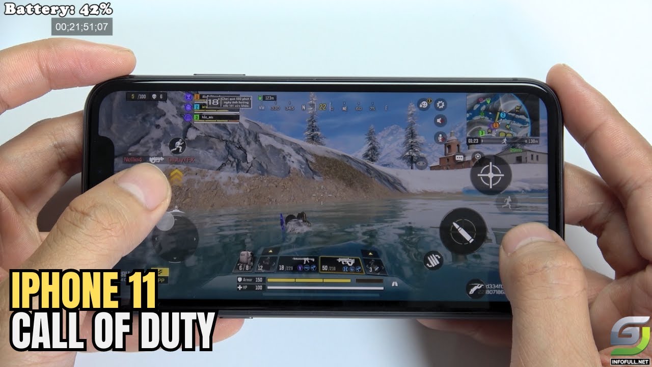 iPhone 11 test game Call of Duty Mobile CODM - YouTube