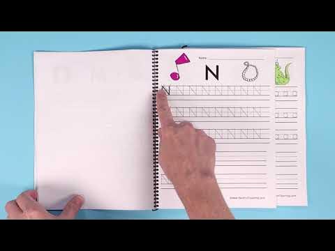 Uppercase and Lowercase Handwriting Worksheets - YouTube
