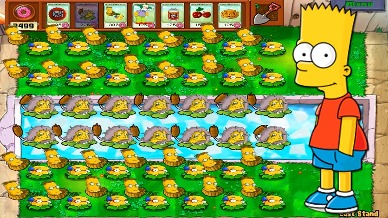 Plantas vs Mod Simpsons - Team Plants Simpsons Mod vs All Zombies 2 ...