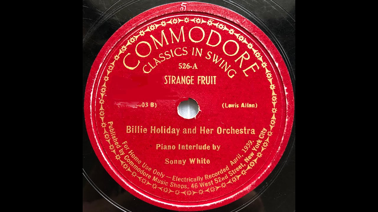 Strange Fruit Billie Holiday YouTube Strange Fruit Billie Holiday YouTube