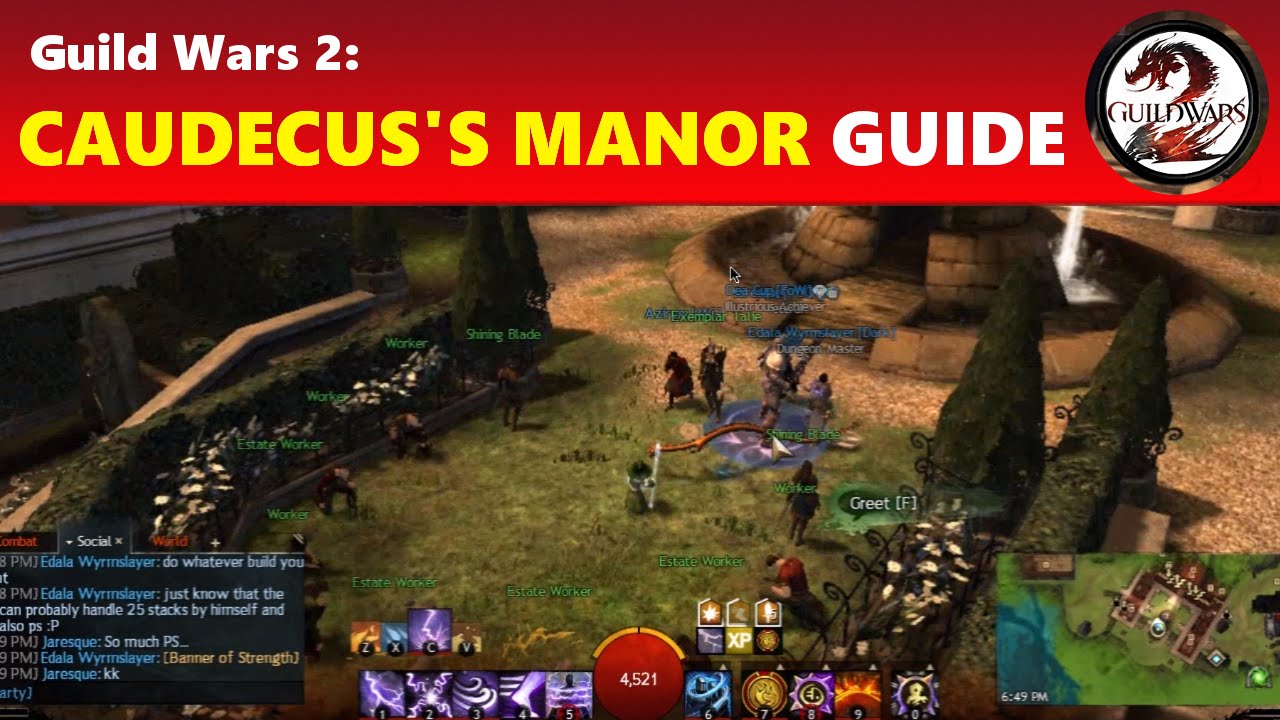Guild Wars 2: Caudecus's Manor Paths 1, 2 & 3 | GW2 Dungeon Guide for ...