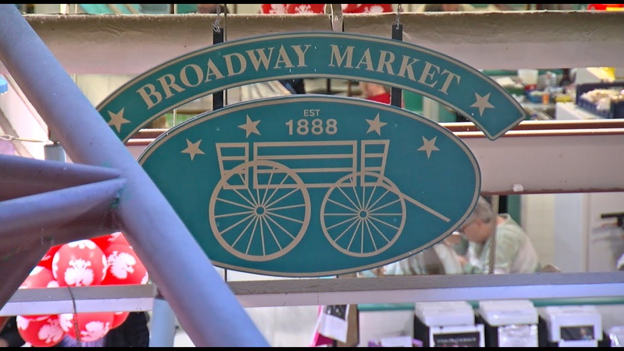 Easter buzz at Buffalo's historic Broadway Market - YouTube