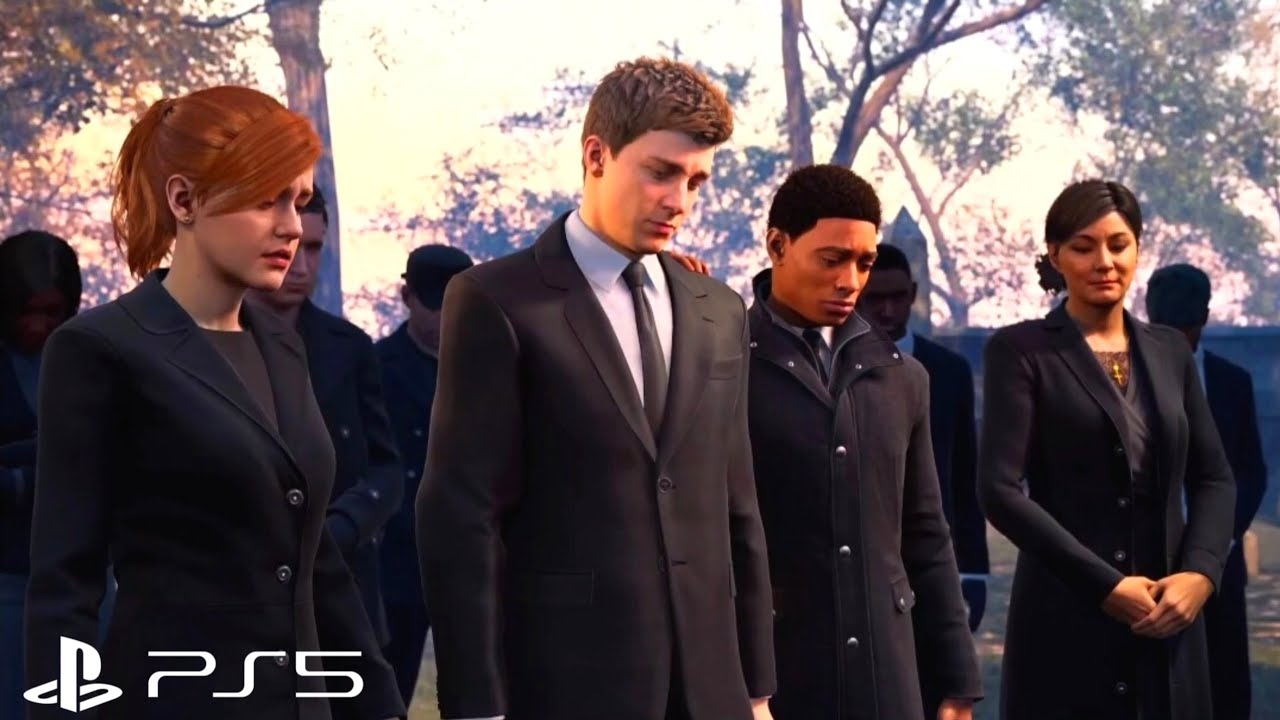 SPIDER-MAN AUNT FUNERAL - MARVEL'S SPIDER-MAN REMASTERED PS5 (4K 60FPS ...
