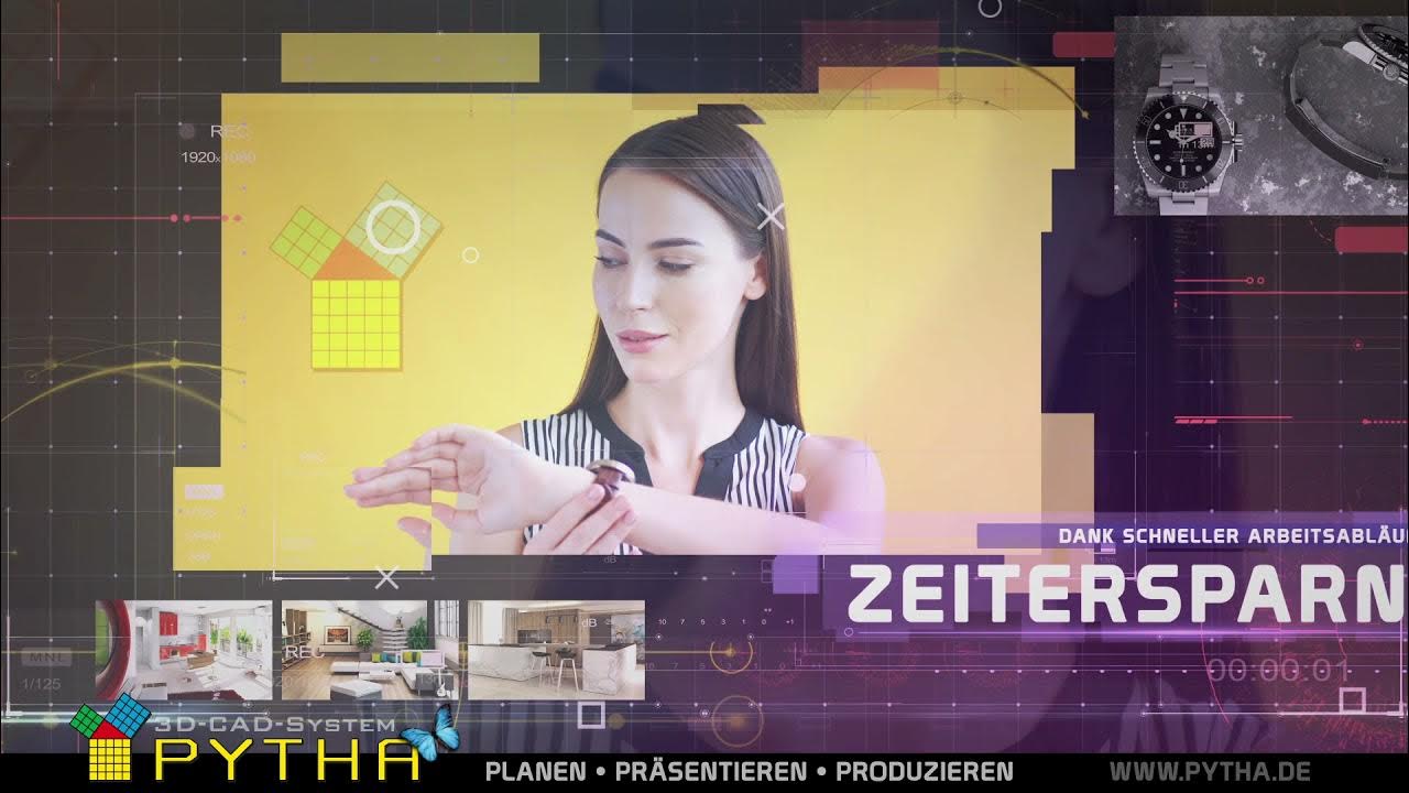 PYTHA 3D-CAD, einfach, schnell und faszinierend in der Anwendung - YouTube