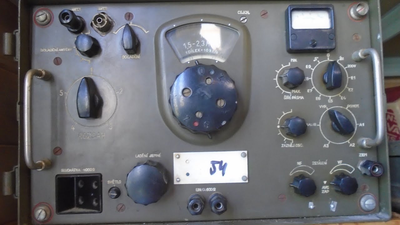 PŘIJÍMAČ R-4 Labe | unboxing radiopřijímače R-4 a zdroje, pokus o ...