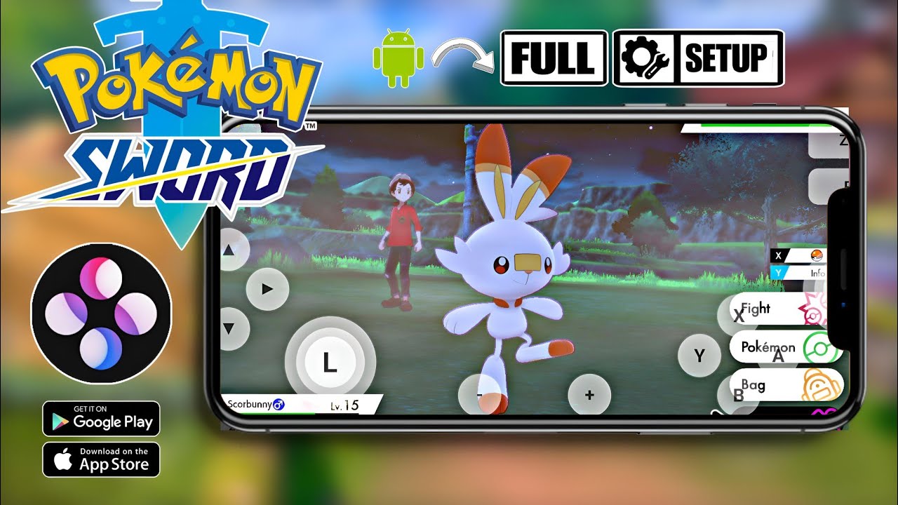 Pokemon Sword Setup on Skyline Edge Emulator in android mobile ...