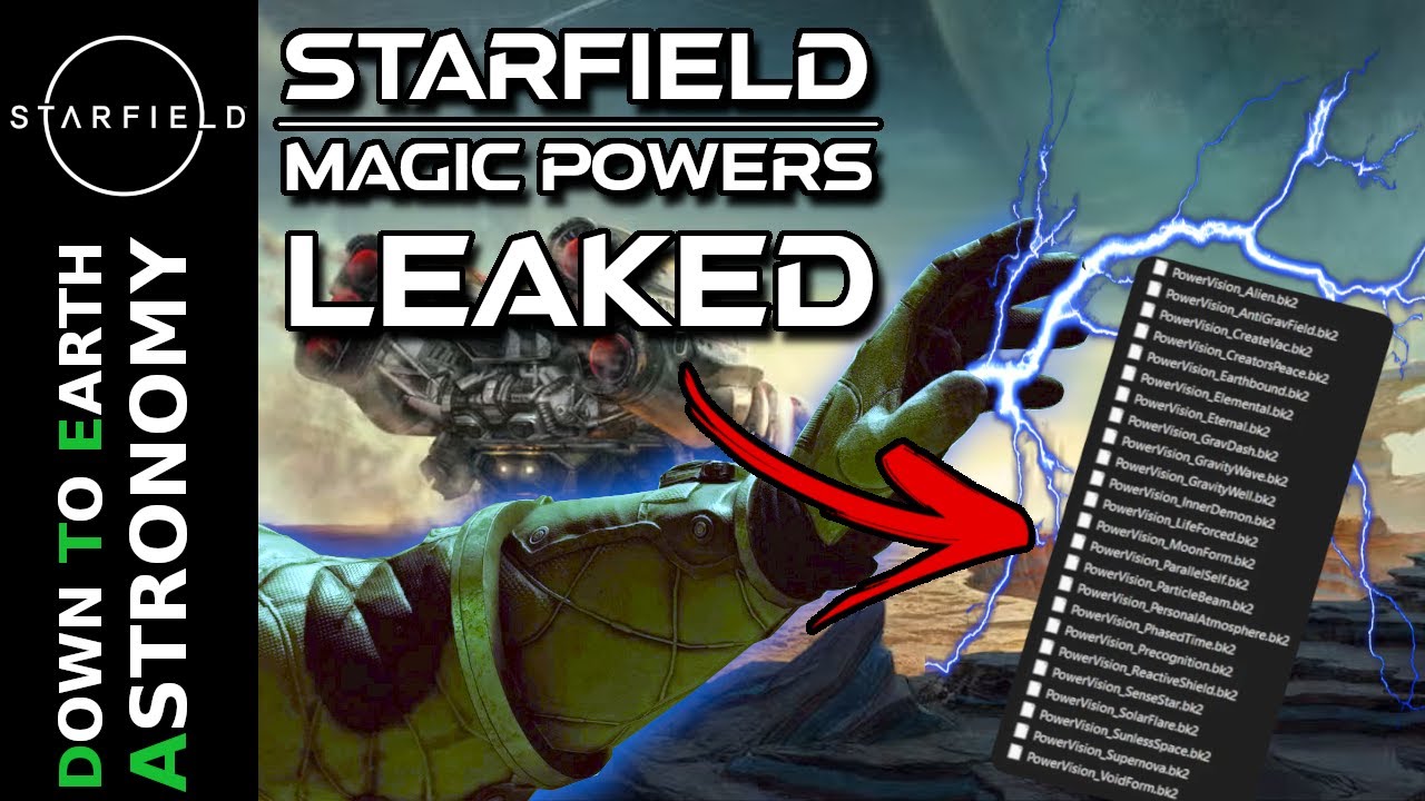 StarField Leaked Magic Powers - YouTube