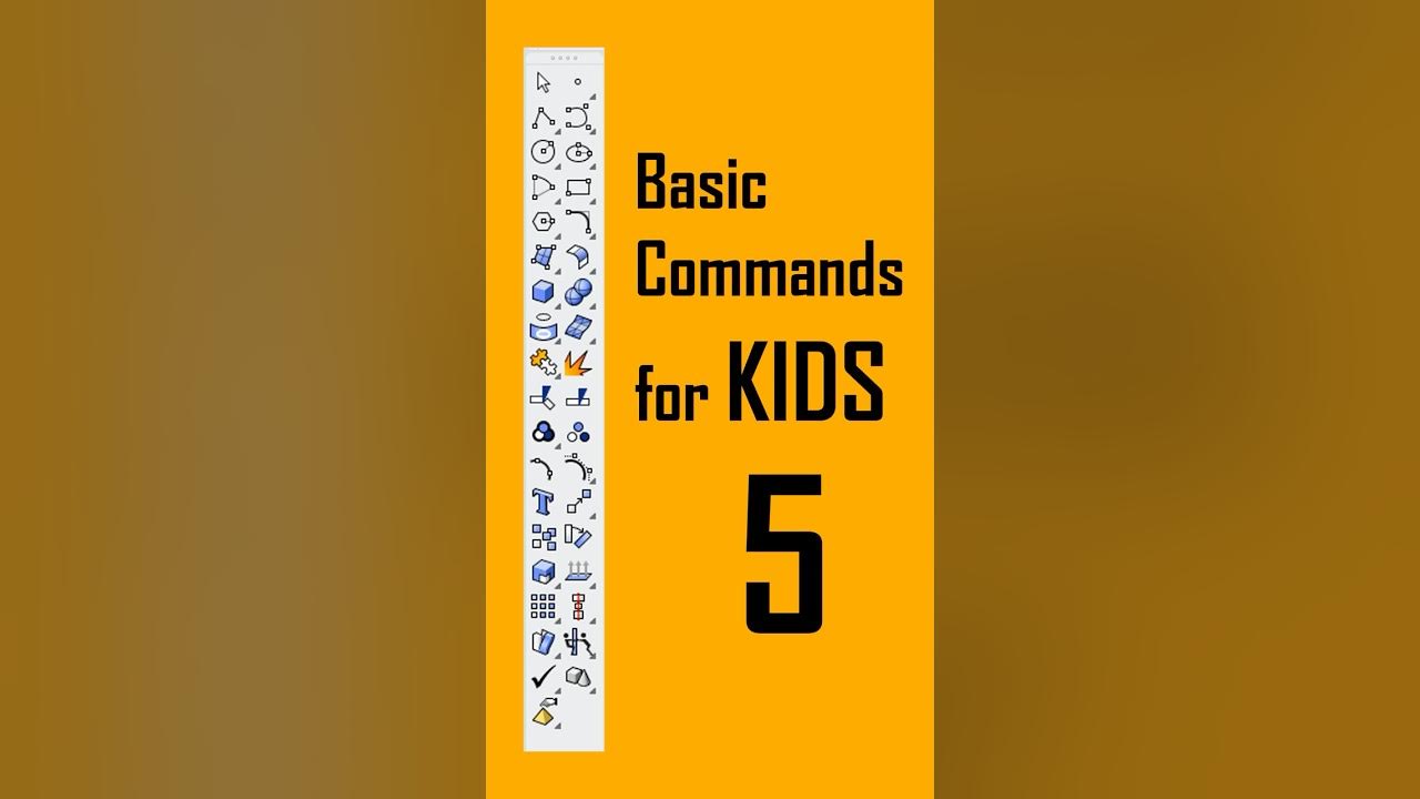Rhino Basic Commands for Kids - Part 05 #rhino3d #kids #rhinotutotrial ...