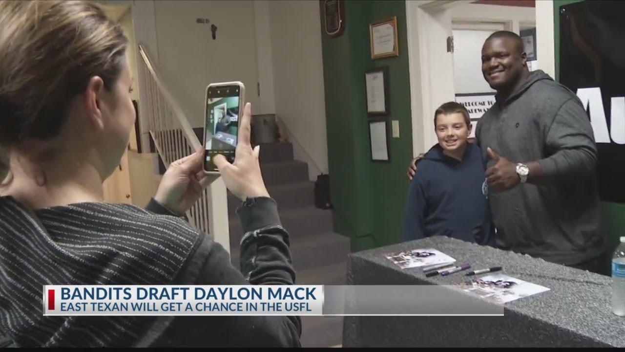 Daylon Mack drafted by Tampa Bay Bandits - YouTube