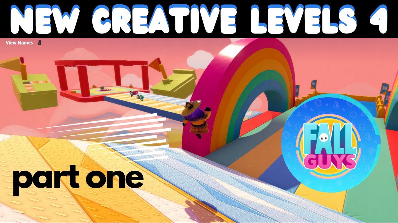 Fall Guys: New Creative Levels 4 (Part One) - YouTube