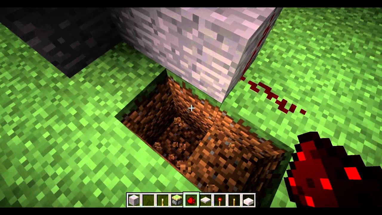 Minecraft: How to Make Cool Redstone Door - YouTube