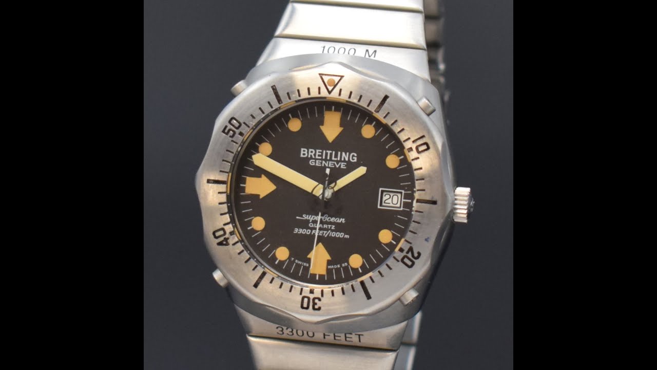 Breitling vintage Superocean Deep Sea super Compressor reference - YouTube