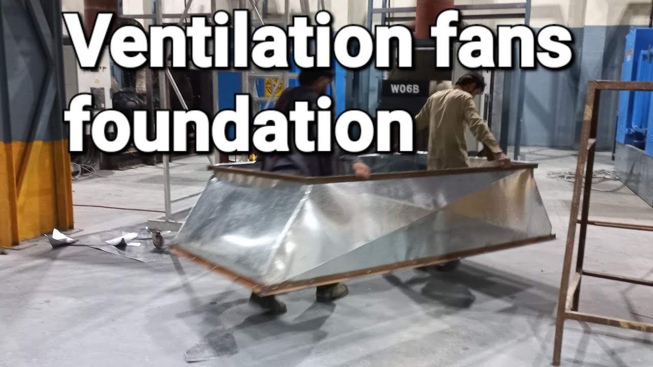ventilation fans foundation making - YouTube