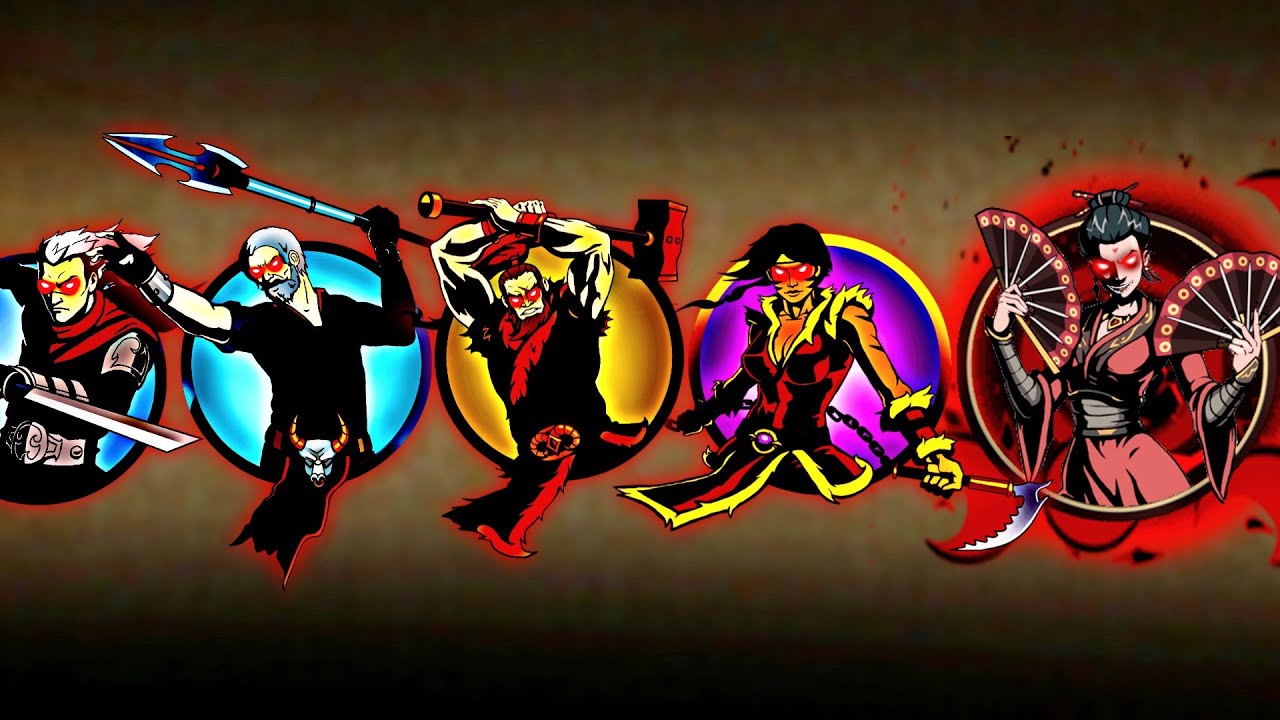 Shadow Fight 2 Vs Legendary Huntress And Bodyguards - YouTube