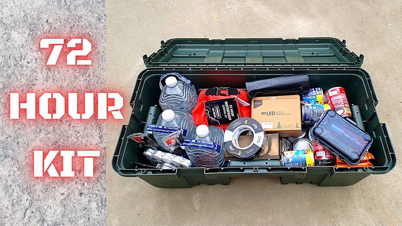 Building a 72h Emergency Disaster Kit - YouTube