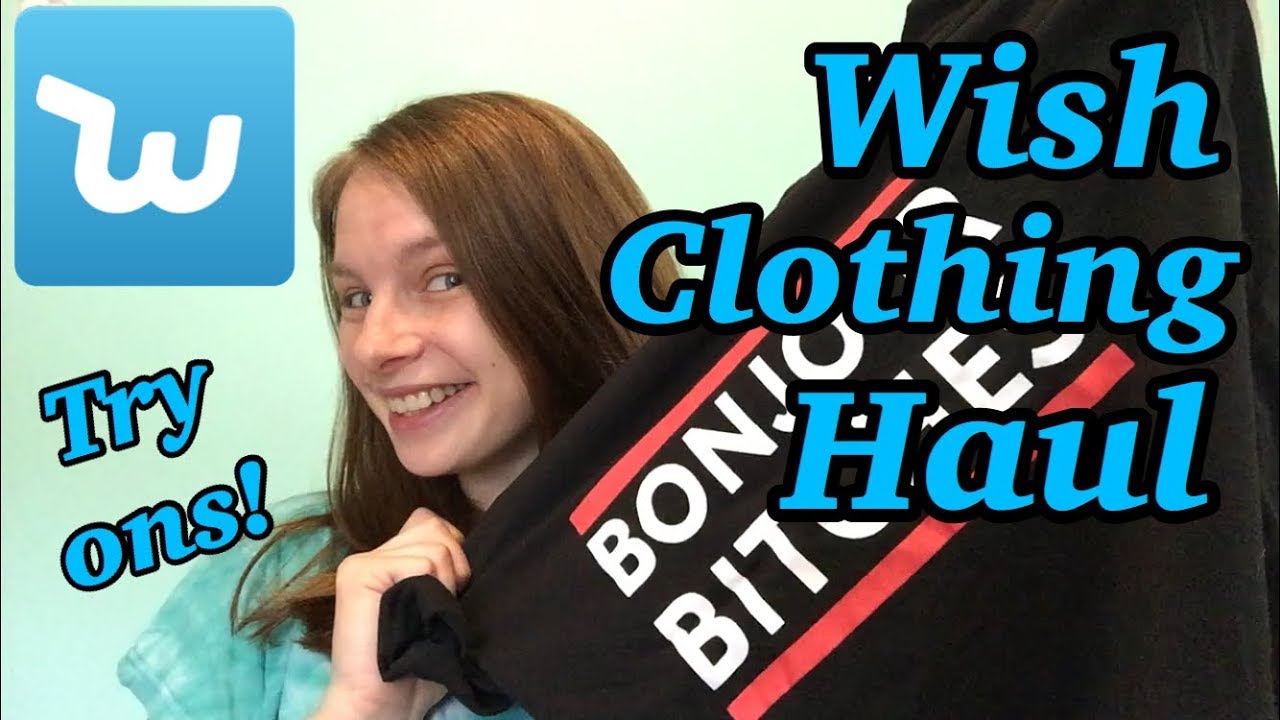 Wish Clothing Haul - Try On and Review - YouTube