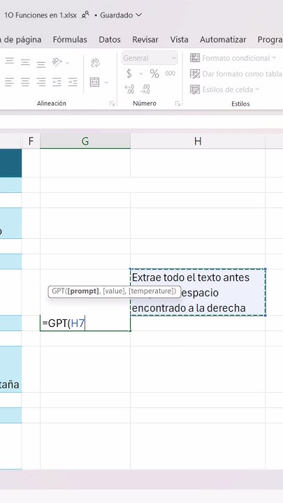 El Futuro de Excel: Usando GPT para Hacer lo que Hacía TEXTOANTES # ...