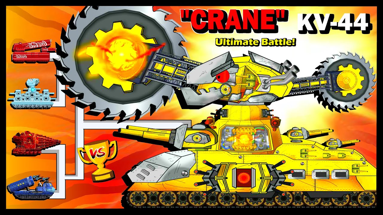 THIS SOVIET MONSTER KV-44-M2 IS STRONGER THAN ANYONE! Cartoon about ...