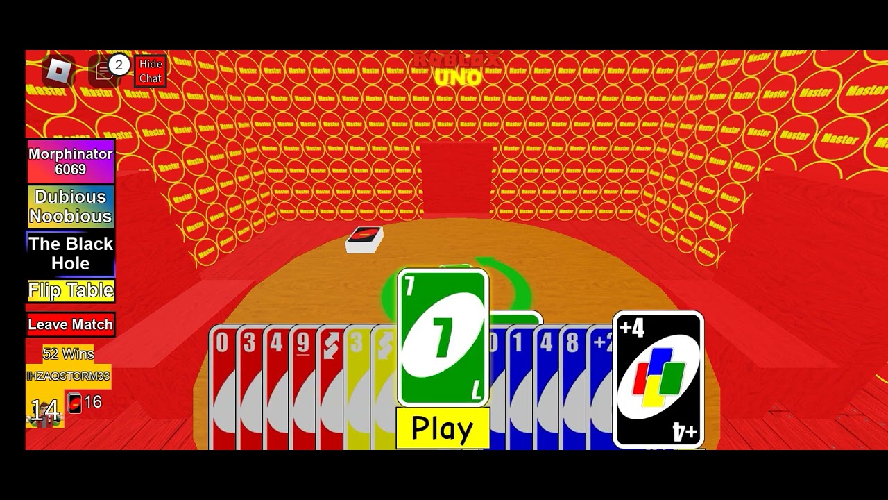 Roblox Uno Bug! | Playing Against Myself - YouTube