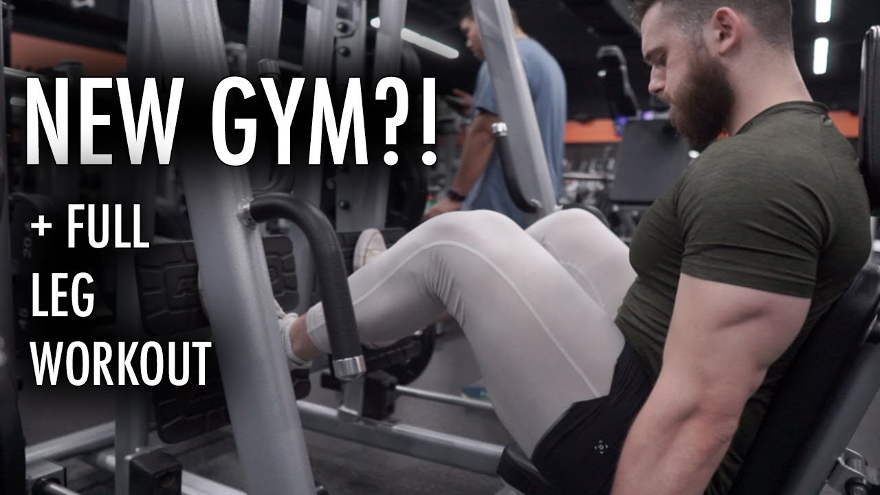 NEW GYM?! Full Leg Day Explained (STRENGTH AND SIZE) - YouTube