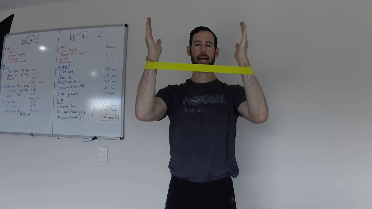 Banded Scapula Flies - YouTube