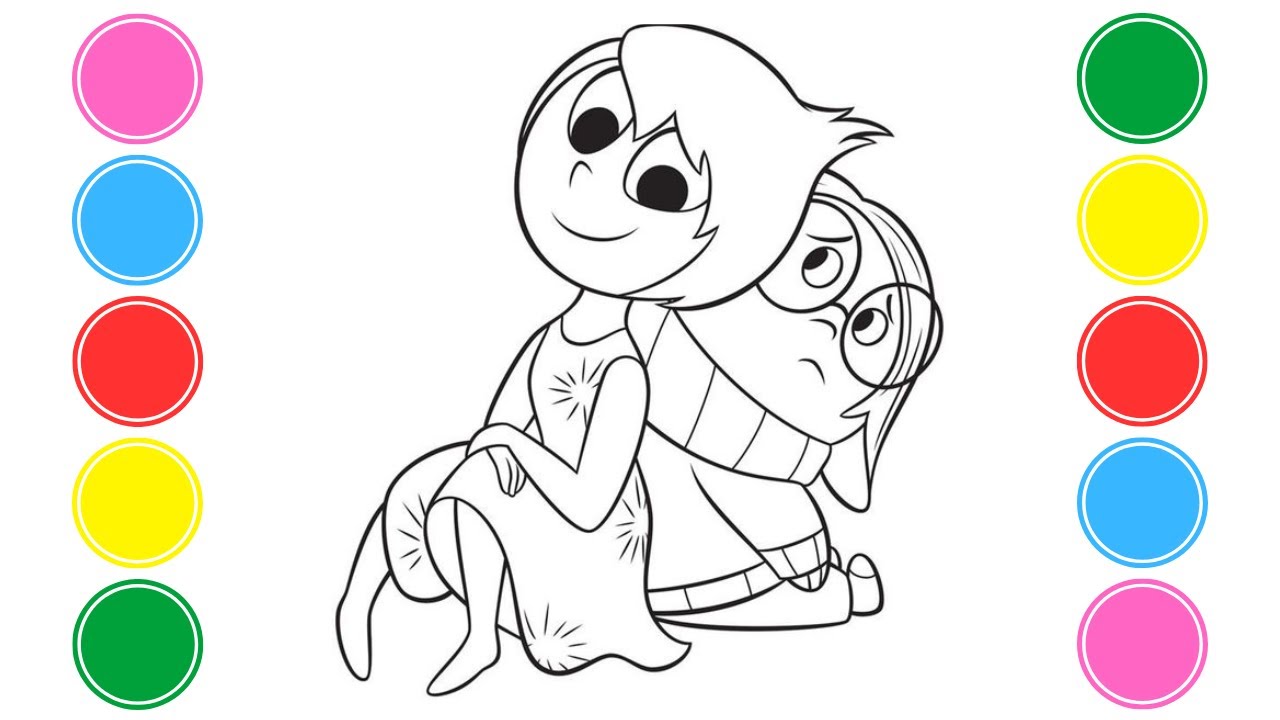 Disney Pixar Inside Out 2 - Easy and Fun Coloring Pages - Coloring ...
