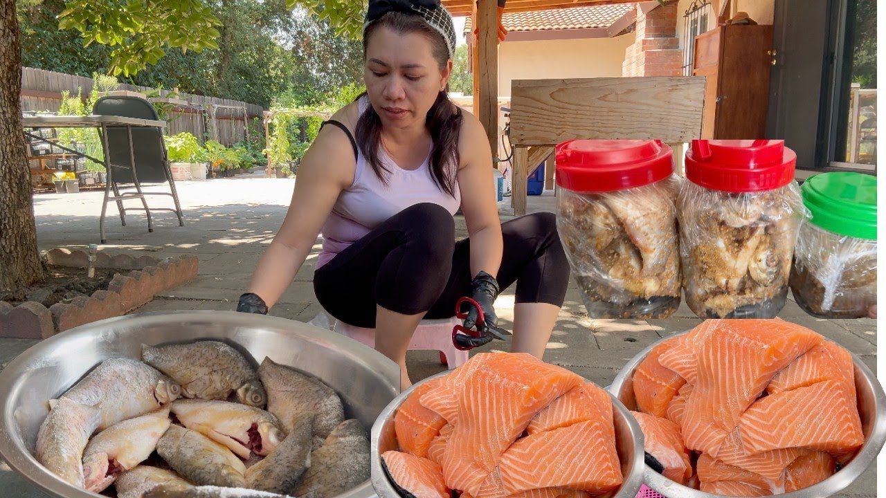 Making Fermented Kahea Fish and salmon - YouTube