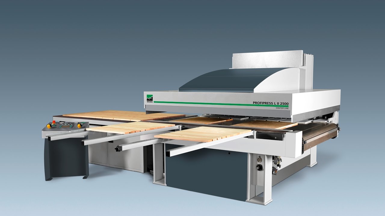 Prasa - WEINIG Dimter ProfiPress L II PPL II 2500 - YouTube