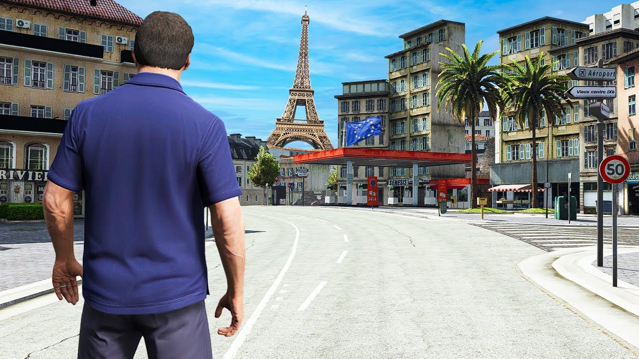 Visiting EUROPE In GTA 5! - YouTube