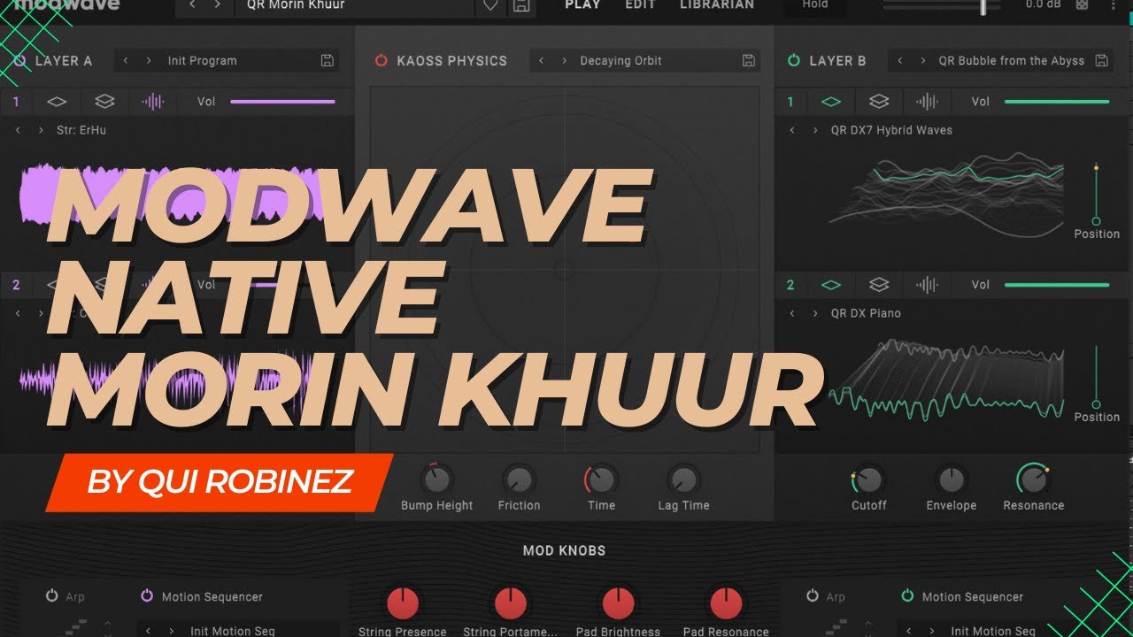 Korg modwave native: Morin Khuur (sound) - YouTube