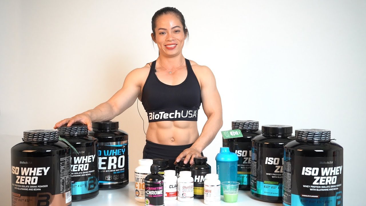 IFBB PRO KIM LOAN Dùng Thực Phẩm Bổ Sung gì trong quá trình SIẾT CƠ ...