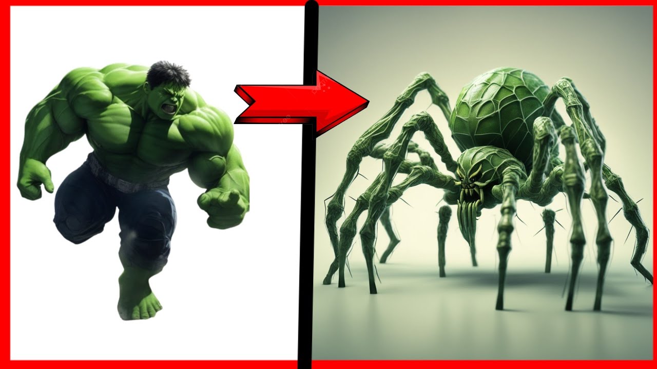 SUPERHEROES but SPIDERS💥ALL CHARACTER⚡ [ MARVEL & DC ] - YouTube