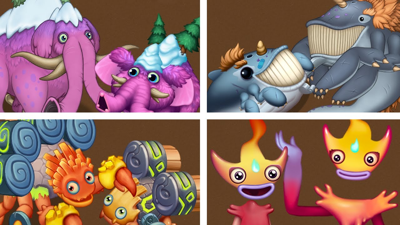 Baby and Adult - Quint Element Monsters (MSM & DOF) - YouTube