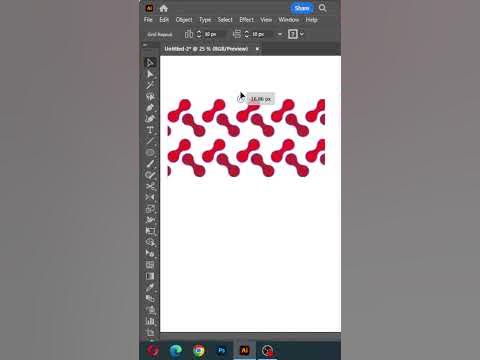How to Make Metaballs Pattern Adobe Illustrator - YouTube