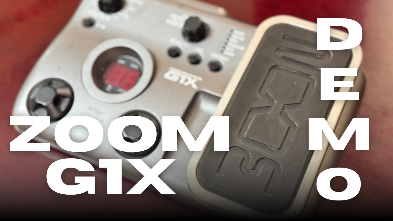 Zoom G1X - Demo - YouTube