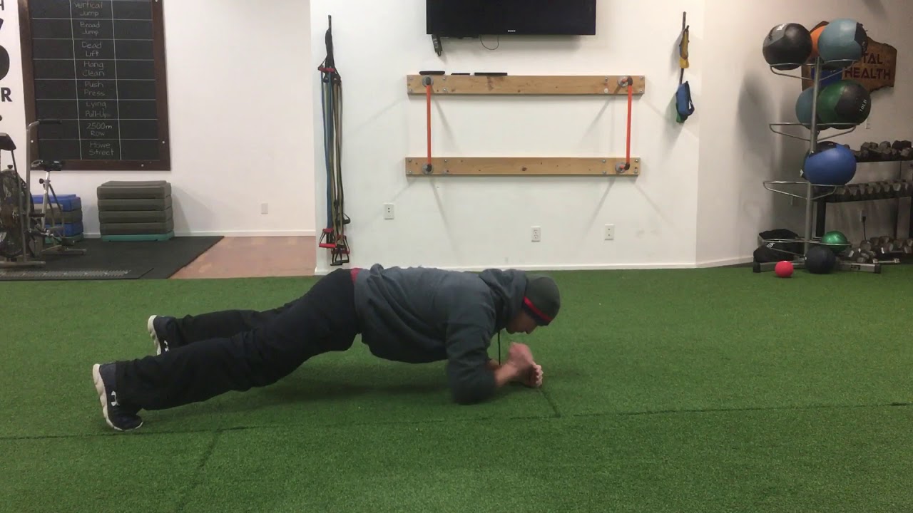 Plank Step Ups - YouTube