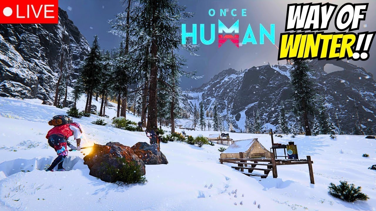 ONCE HUMAN WAY OF THE WINTER Bosses, Dungeons,LIVE #thecrewmotorfest # ...