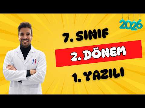 7. SINIF SOSYAL BİLGİLER 2. DÖNEM 1. YAZILI - 2026