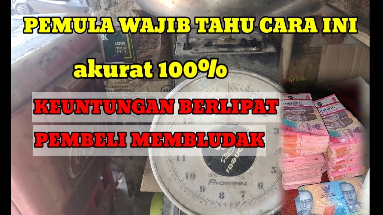 Cara menimbang telor yang akurat buat pedagang pemula‼️ - YouTube