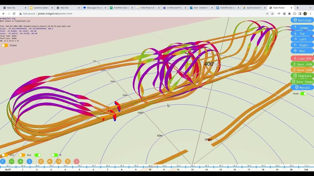 Dual Aircraft Aerobatics With Ardupilot Youtube