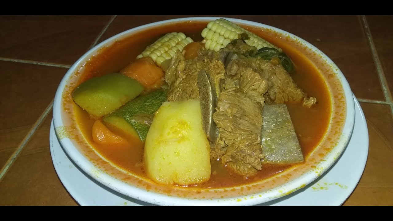 MOLE DE OLLA O CALDO DE RES( riquísimo a mi estilo) - YouTube