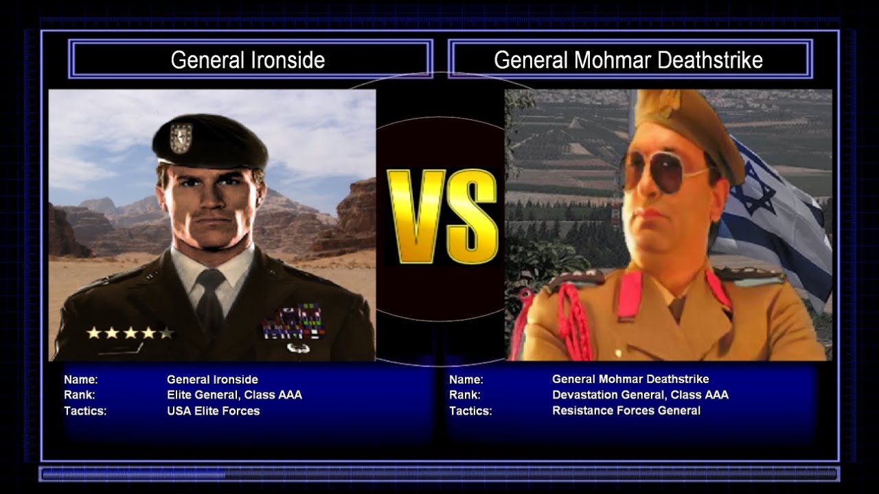 C&C General Zero Hour Reborn Mod General Ironside VS General Mohmar ...